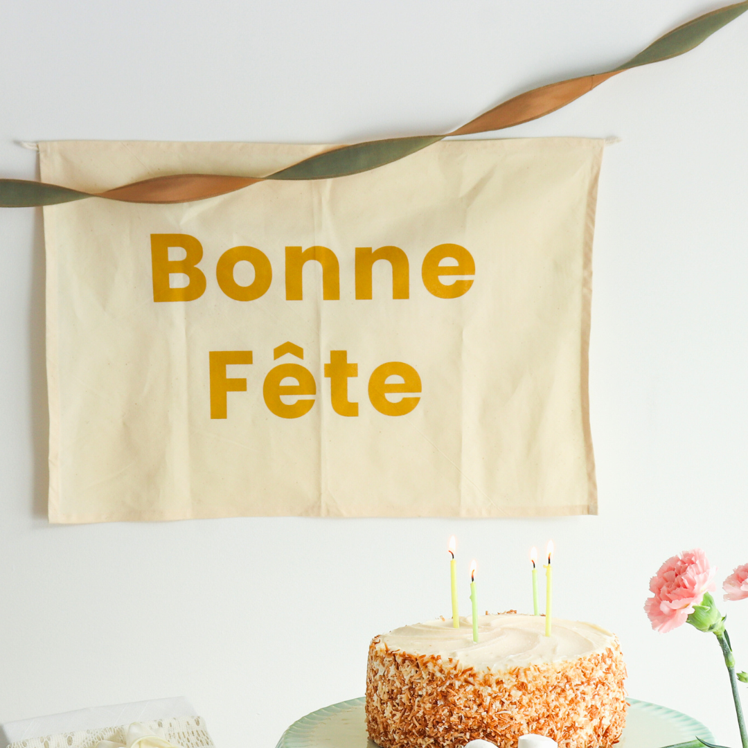 Banderoles de fêtes en tissu | Next Chance